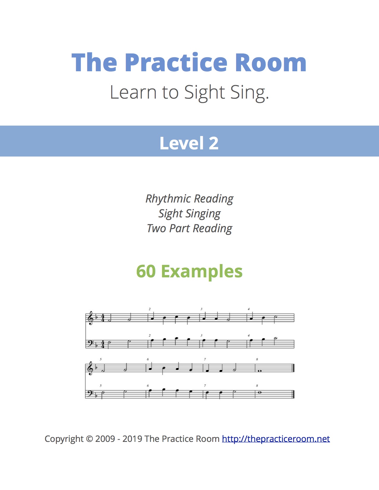 Sight Singing Workbook – Level Two