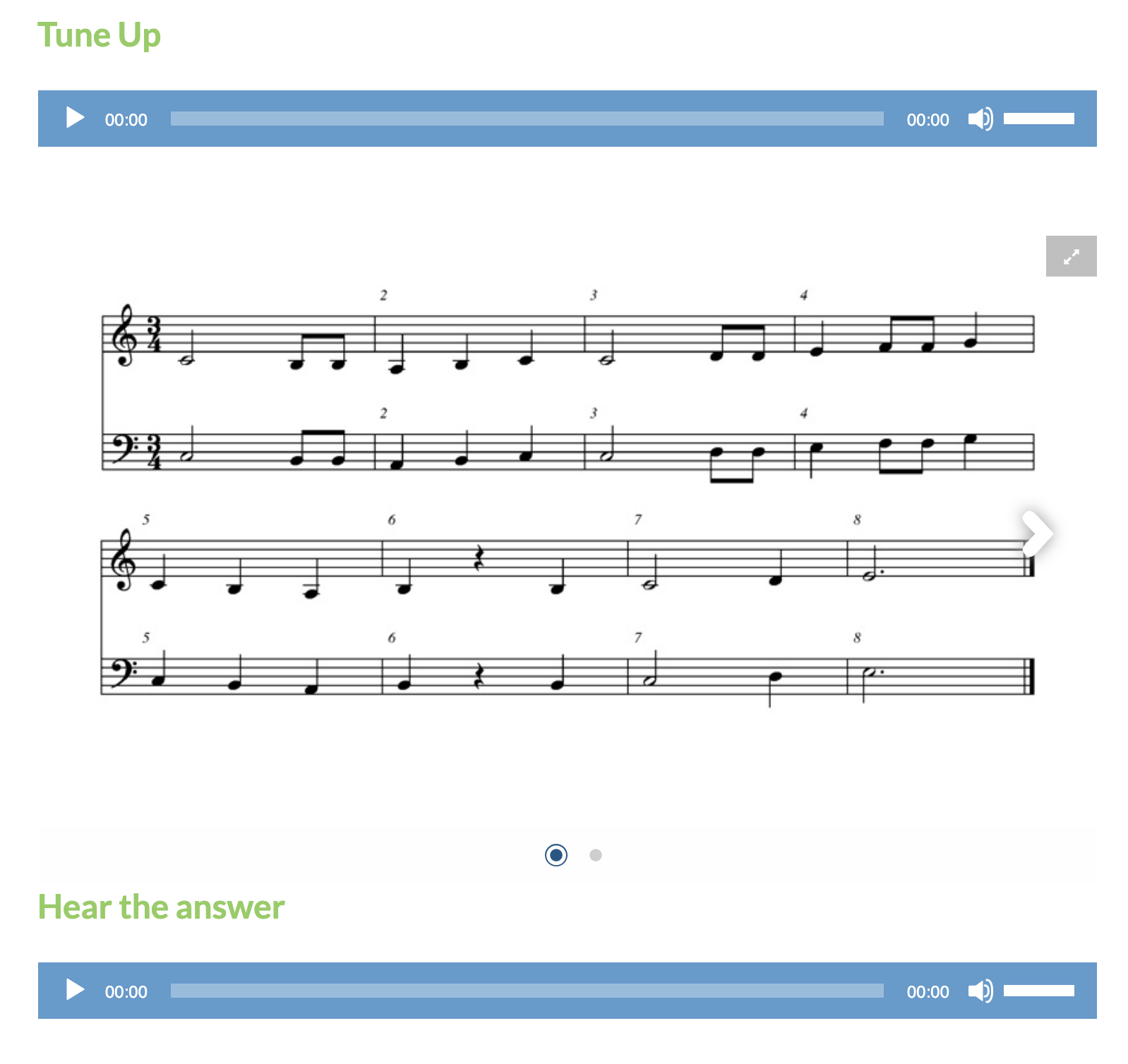 Answer Tracks give you a frame of reference so you know how the ...